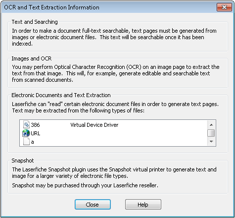 Retrieving Text from an Electronic File