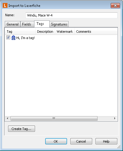 Import And New Document Dialog Box