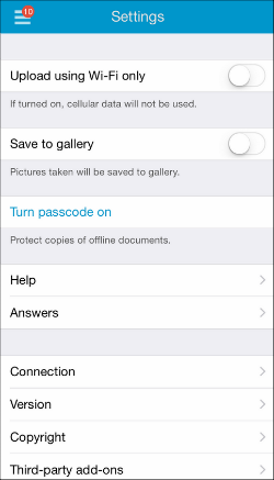 Viewing Documents Offline