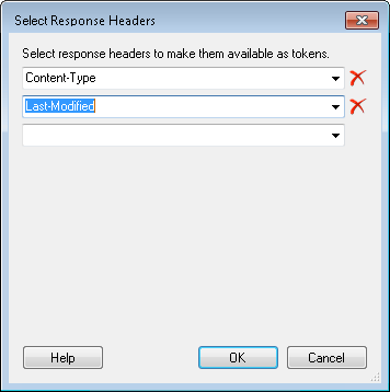 Response Header Tokens